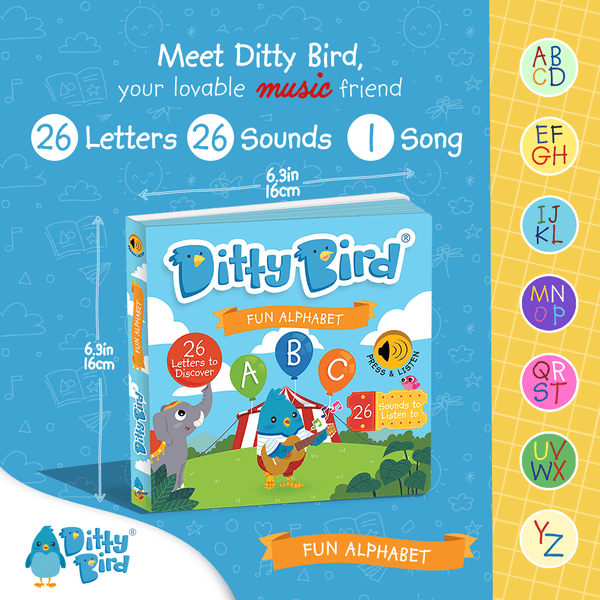 Ditty Bird | ABC Fun Alphabet | Interactive musical song book