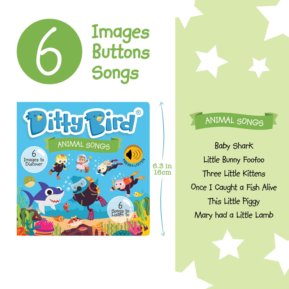 Ditty Bird | Animal Songs | Interactive musical song book | Ditty Bird ...